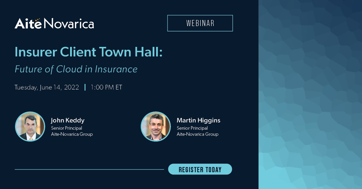 Insurer Client Town Hall: Future of Cloud in Insurance | Datos Insights